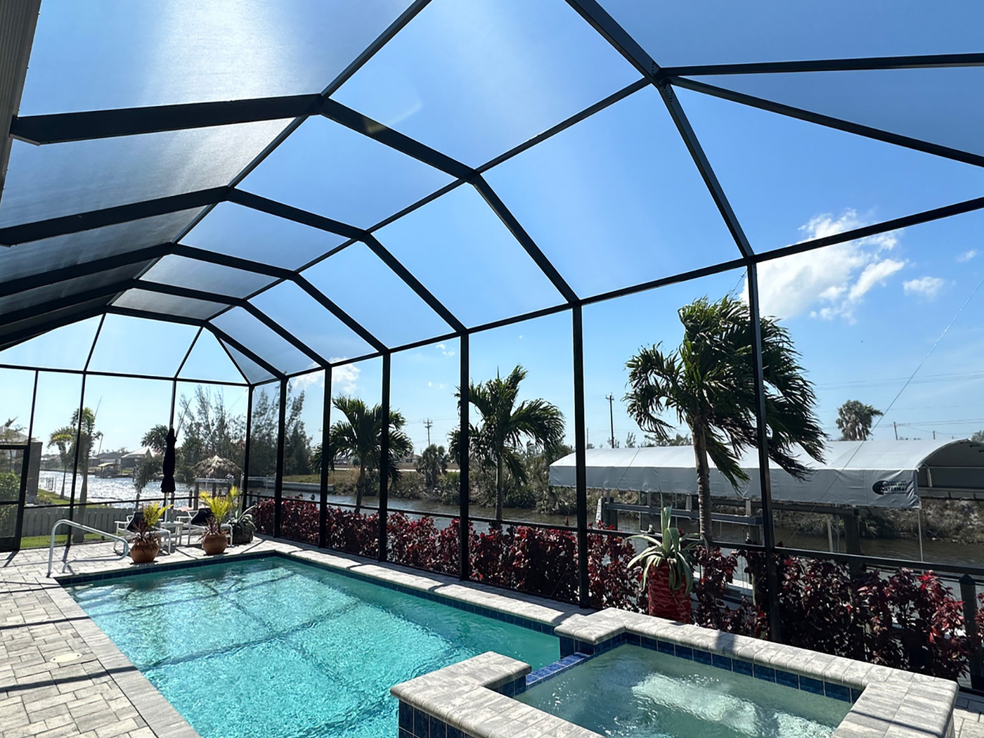 Pool Screen Installation Service and repairs in Naples, Screen ...